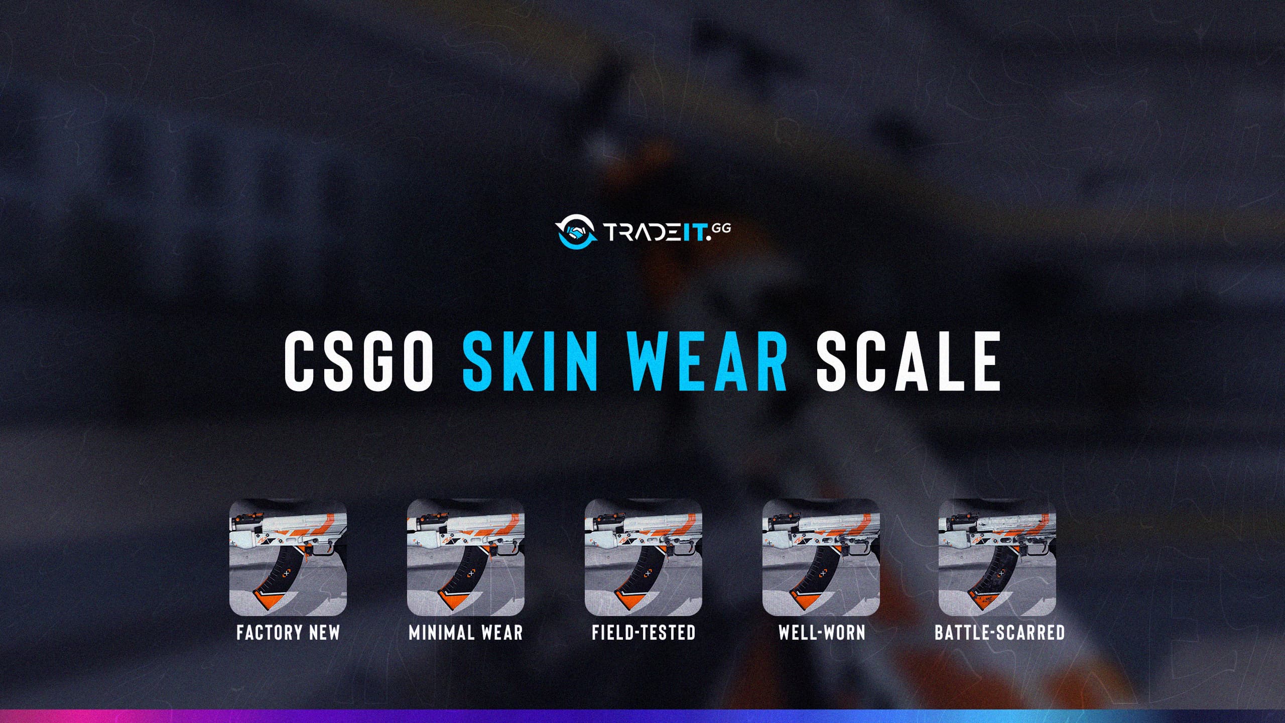 CSGO Float Value Guide CS GO Skin Wear Scale Tradeit gg CSGO Float Value Guide CS GO Skin Wear Scale Tradeit gg